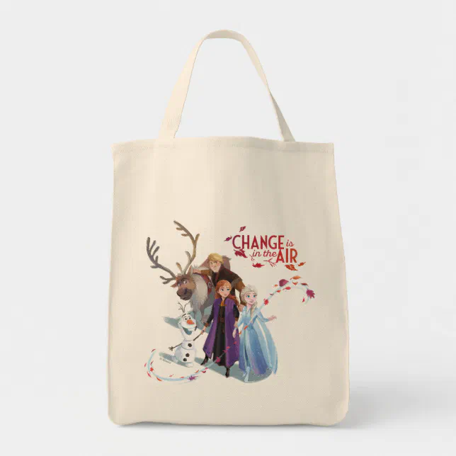 Frozen 2: Anna, Elsa & Friends | Change Tote Bag | Zazzle
