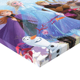 Frozen 2: Anna, Elsa, & Friends | Courage Canvas Print | Zazzle