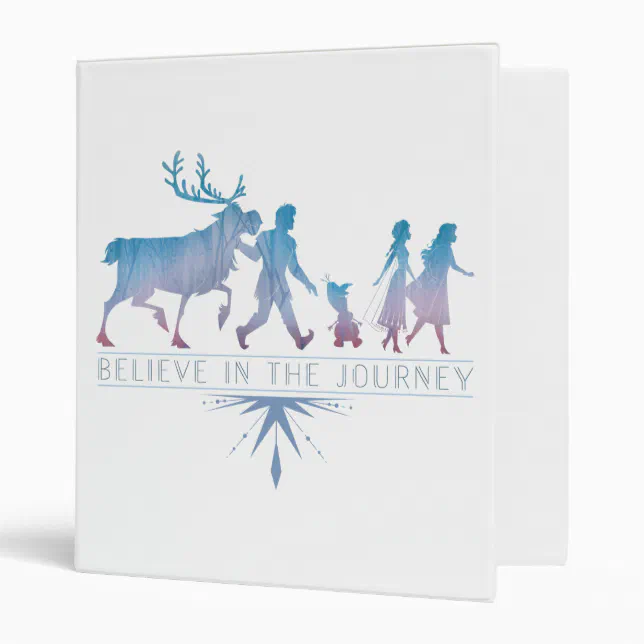 Frozen 2: Anna, Elsa & Friends | The Journey 3 Ring Binder | Zazzle