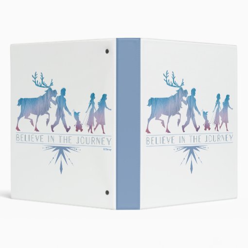 Frozen 2: Anna, Elsa & Friends | The Journey 3 Ring Binder | Zazzle