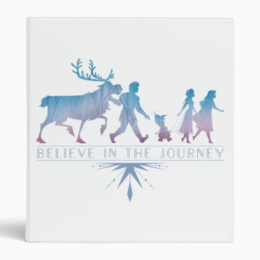 Frozen 2: Anna, Elsa & Friends | The Journey 3 Ring Binder | Zazzle