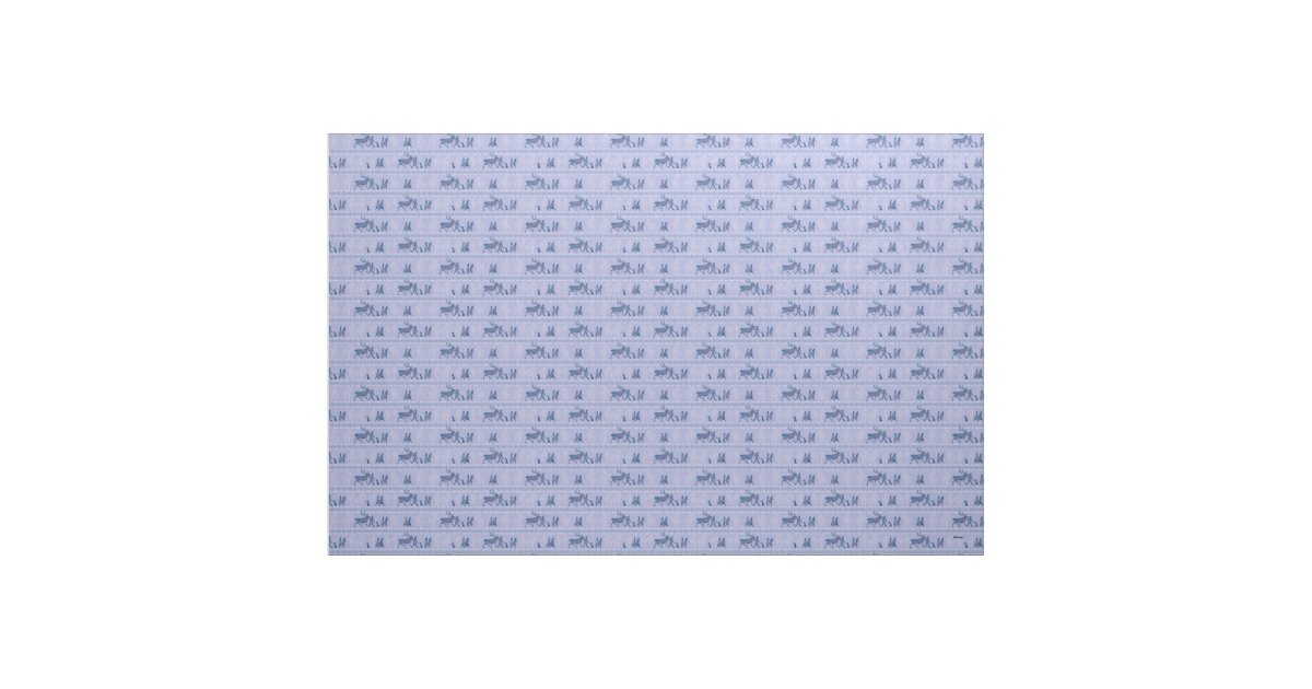 Frozen 2: Anna, Elsa, & Friends Winter Pattern Fabric | Zazzle