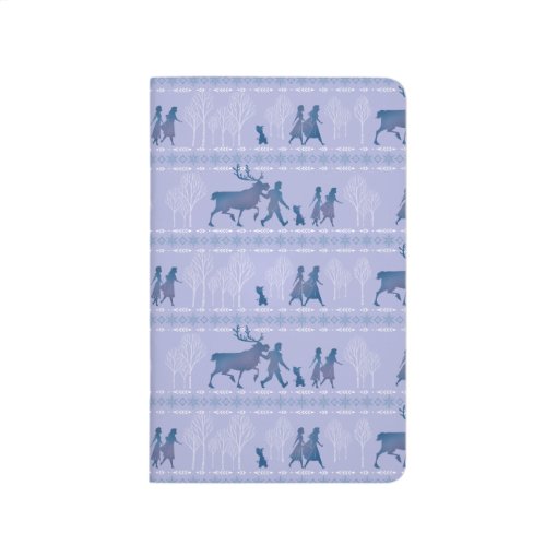 Frozen 2: Anna, Elsa, & Friends Winter Pattern Journal | Zazzle