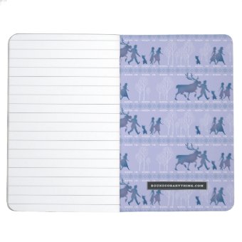 Frozen 2: Anna, Elsa, & Friends Winter Pattern Journal | Zazzle