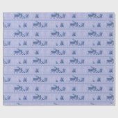 Frozen 2: Anna, Elsa, & Friends Winter Pattern Wrapping Paper | Zazzle