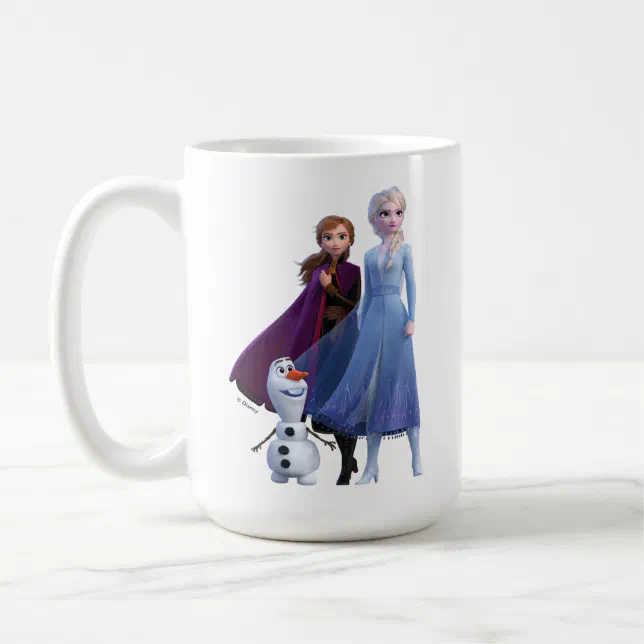 Frozen 2 | Anna, Elsa & Olaf Coffee Mug | Zazzle