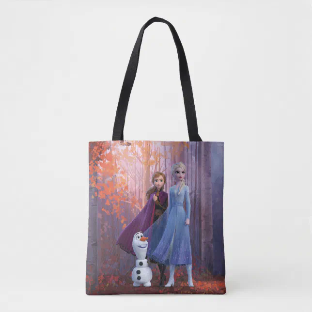 Frozen 2 | Anna, Elsa & Olaf Tote Bag | Zazzle