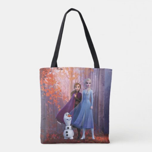 Frozen 2 | Anna, Elsa & Olaf Tote Bag | Zazzle
