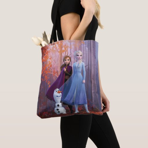 Frozen 2 | Anna, Elsa & Olaf Tote Bag | Zazzle