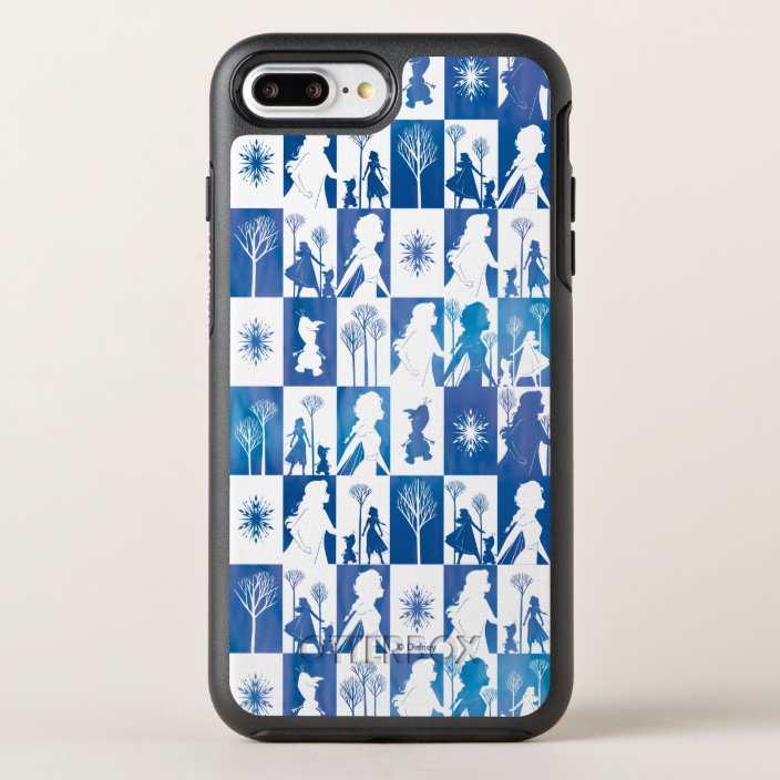 Frozen 2: Anna, Elsa, & Olaf Winter Tile Pattern OtterBox iPhone Case ...
