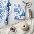 Frozen 2: Anna, Elsa, & Olaf Winter Tile Pattern Wrapping Paper | Zazzle