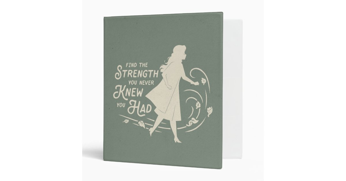 Frozen 2: Anna | Find The Strength 3 Ring Binder | Zazzle