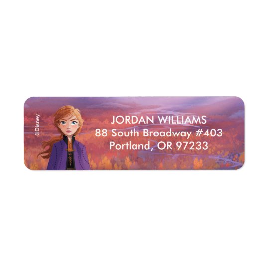 Frozen 2 | Anna - Lead with Courage Label | Zazzle.com