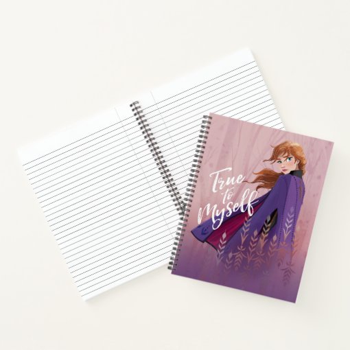 Frozen 2: Anna | True to Myself Notebook | Zazzle