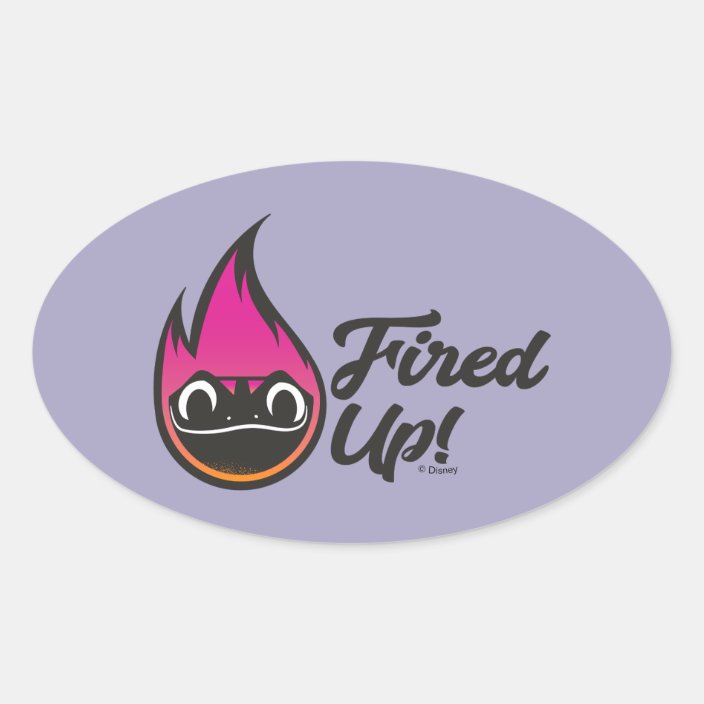 Frozen 2 | Bruni Fired Up Oval Sticker | Zazzle.com
