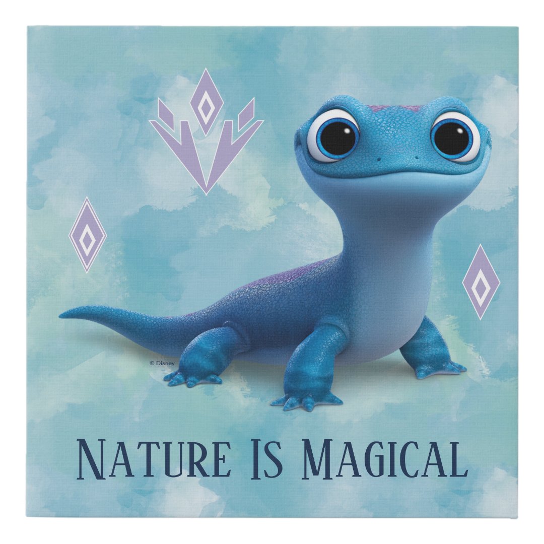 Frozen 2 | Bruni the Fire Spirit Faux Canvas Print | Zazzle