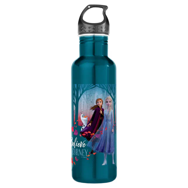 Frozen 2: Elsa, Anna, & Olaf | Believe Stainless Steel Water Bottle ...