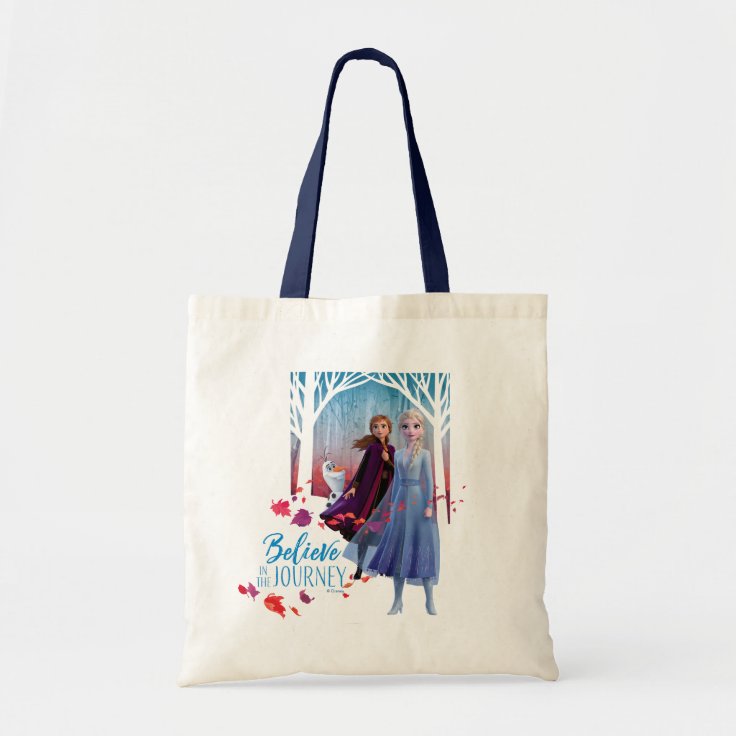 Frozen 2: Elsa, Anna, & Olaf | Believe Tote Bag | Zazzle