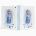 Frozen 2: Elsa | Face Your Fear 3 Ring Binder | Zazzle