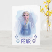 Frozen 2: Elsa | Face Your Fear Card | Zazzle