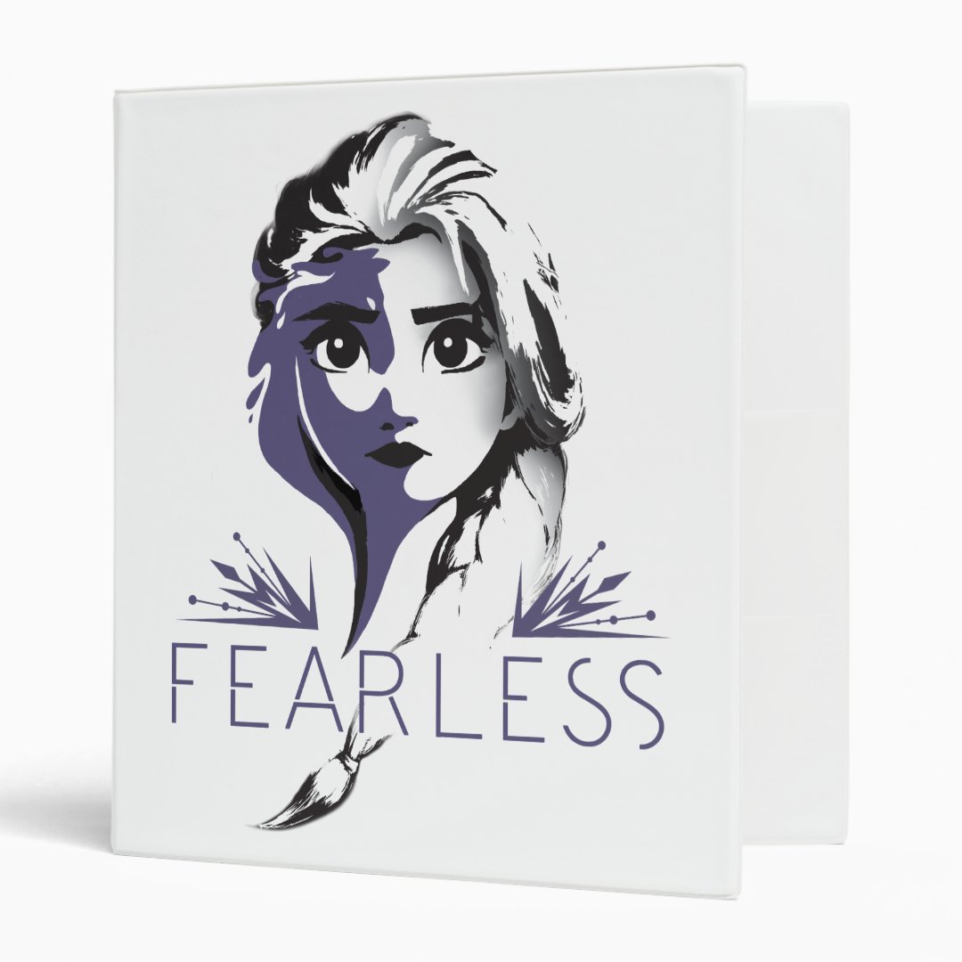 Frozen 2: Elsa | Fearless 3 Ring Binder | Zazzle