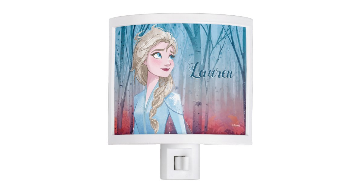 Frozen 2 | Elsa - Fearless Night Light | Zazzle