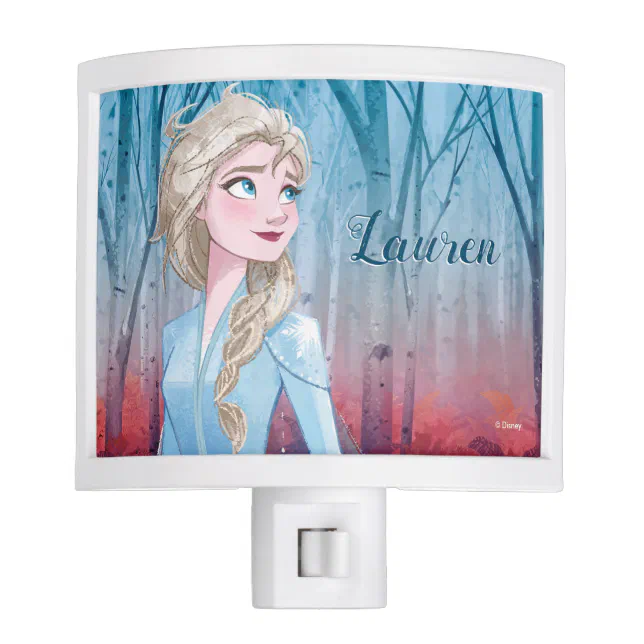 Frozen 2 | Elsa - Fearless Night Light | Zazzle