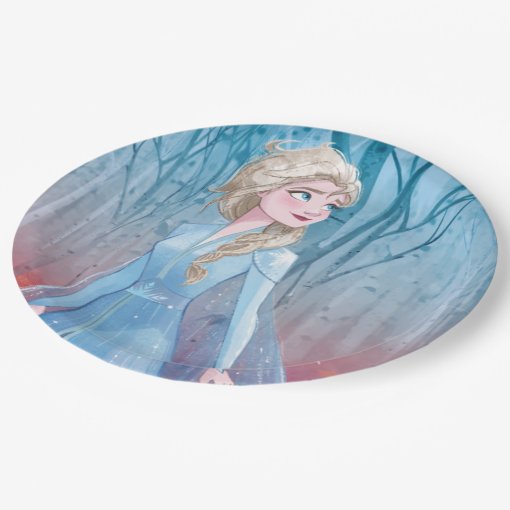Frozen 2 | Elsa - Fearless Paper Plates | Zazzle
