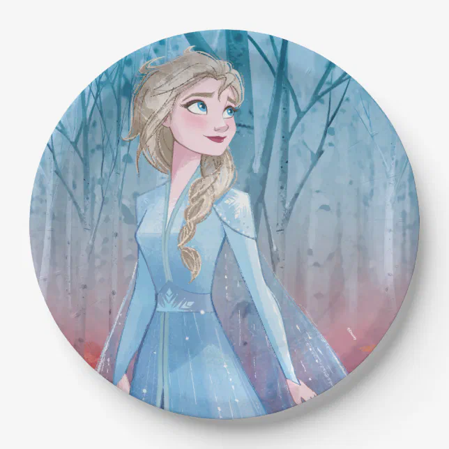 Frozen 2 | Elsa - Fearless Paper Plates | Zazzle