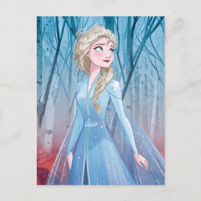 Frozen 2 | Elsa - Fearless Postcard | Zazzle.com