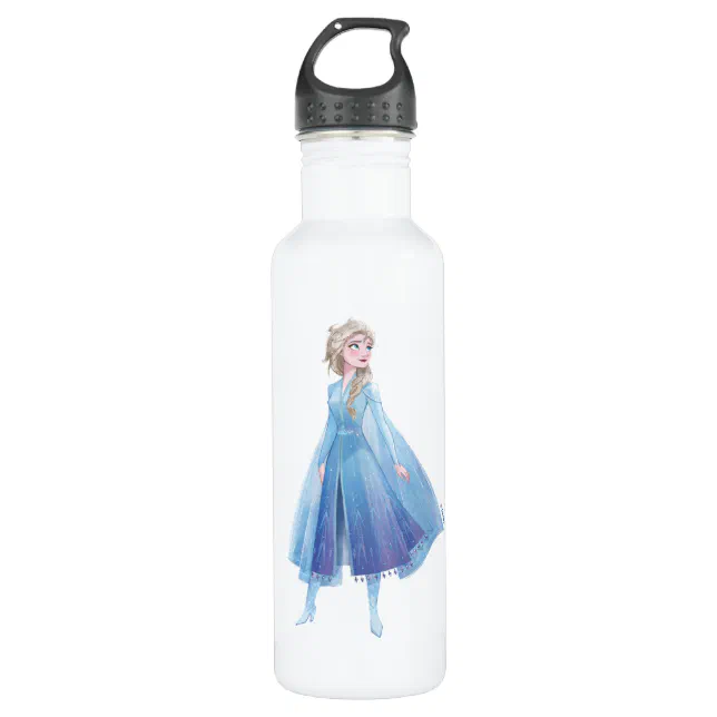Frozen 2 | Elsa - Fearless Stainless Steel Water Bottle | Zazzle