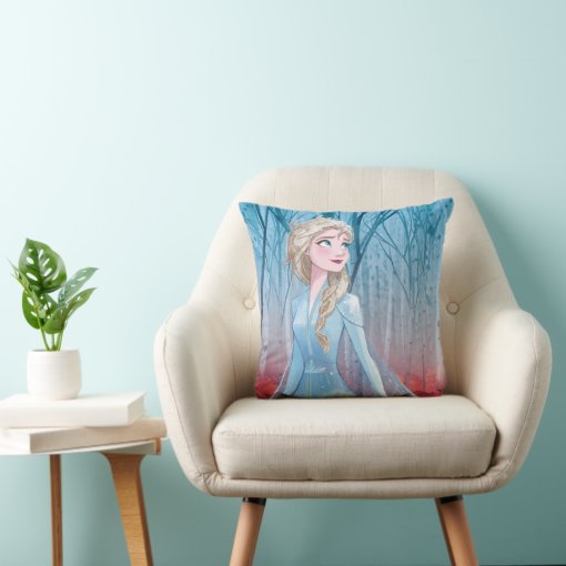 Frozen 2 | Elsa - Fearless Throw Pillow | Zazzle