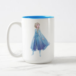 Frozen 2 | Elsa - Fearless Two-Tone Coffee Mug | Zazzle