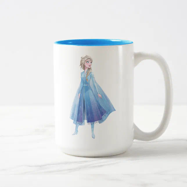 Frozen 2 | Elsa - Fearless Two-Tone Coffee Mug | Zazzle