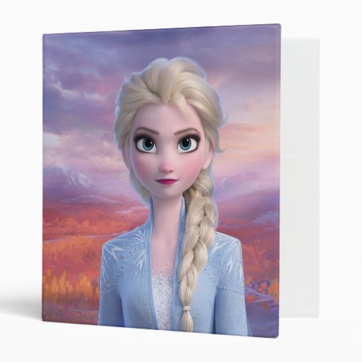 Frozen 2 | Elsa - Lead with Courage 3 Ring Binder | Zazzle