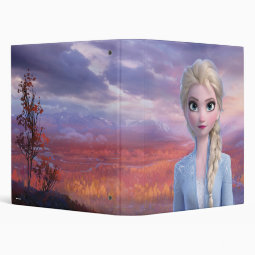 Frozen 2 | Elsa - Lead with Courage 3 Ring Binder | Zazzle