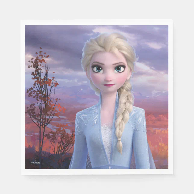 Frozen 2 | Elsa - Lead with Courage Napkins | Zazzle