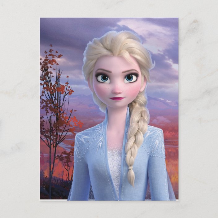 Frozen 2 | Elsa - Lead with Courage Postcard | Zazzle.com