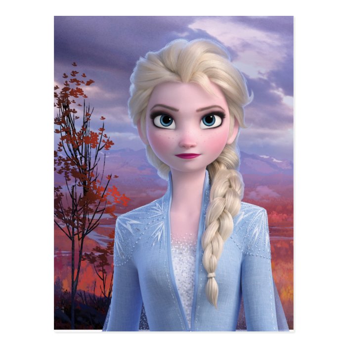 Frozen 2 | Elsa - Lead with Courage Postcard | Zazzle.com