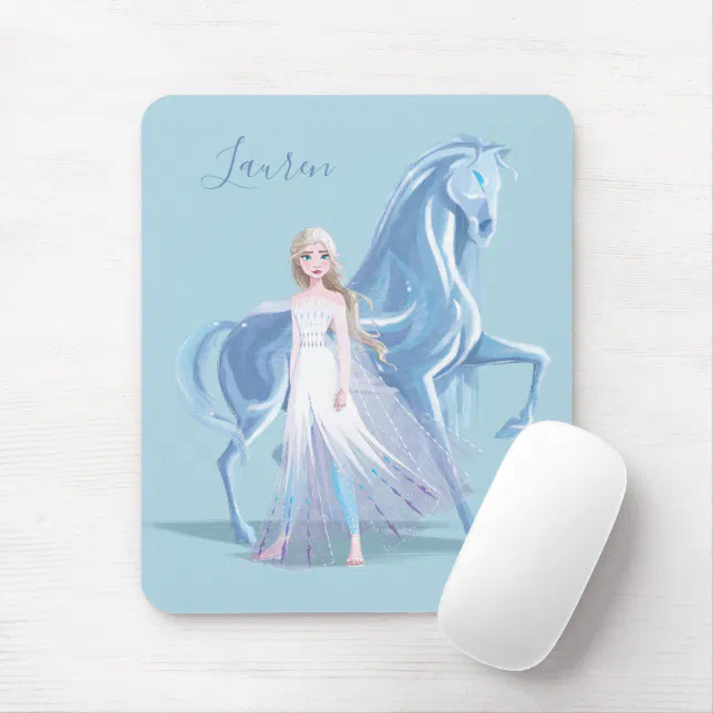 Frozen 2 | Elsa & the Frosted Nokk Mouse Pad | Zazzle