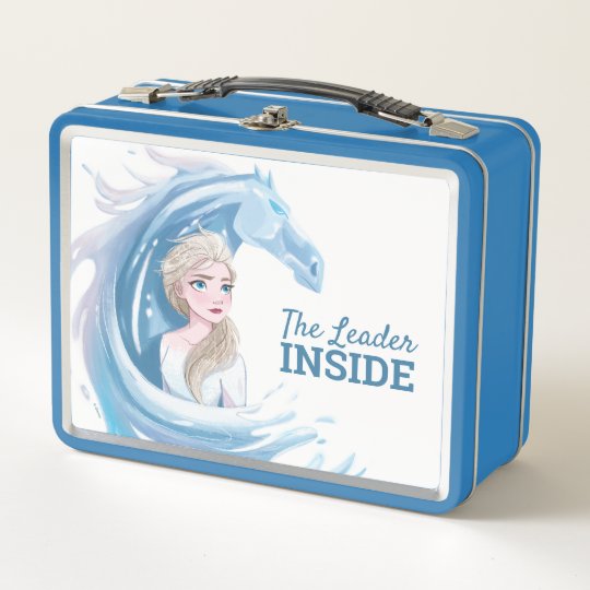 Frozen 2: Elsa & The Nokk Portrait Metal Lunch Box | Zazzle.com