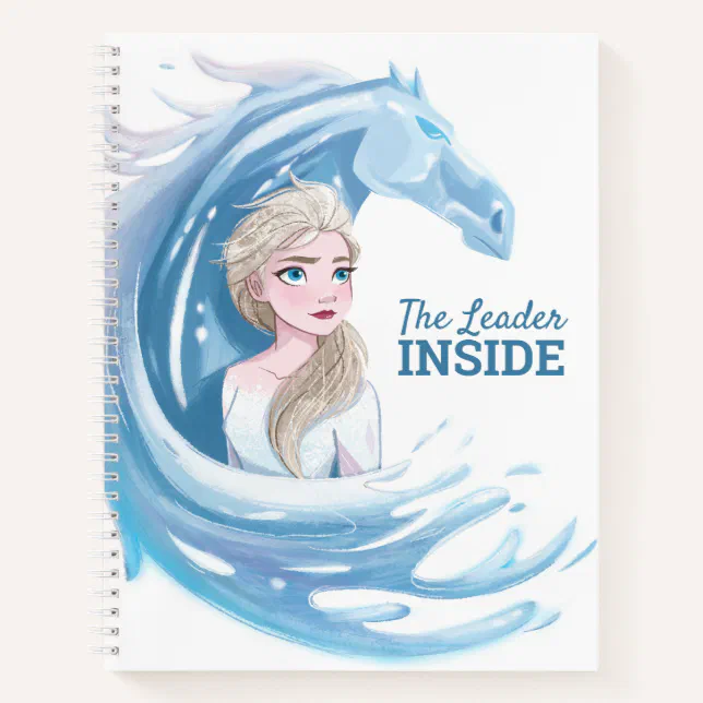Frozen 2: Elsa & The Nokk Portrait Notebook | Zazzle