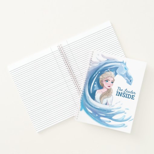 Frozen 2: Elsa & The Nokk Portrait Notebook | Zazzle