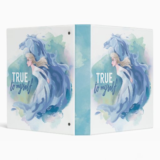 Frozen 2: Elsa & The Nokk | True To Myself 3 Ring Binder | Zazzle