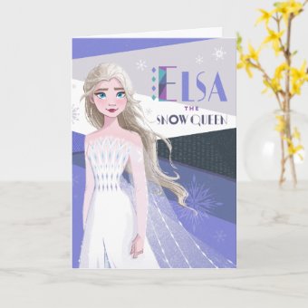Frozen 2 | Elsa the Snow Queen Card | Zazzle
