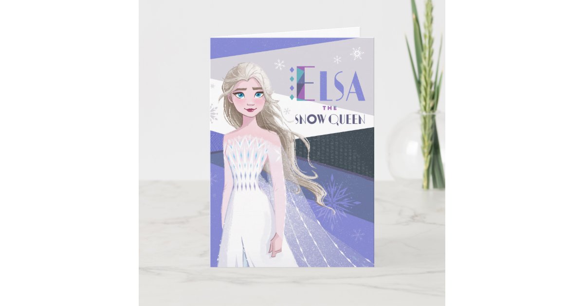 Frozen 2 | Elsa the Snow Queen Card | Zazzle