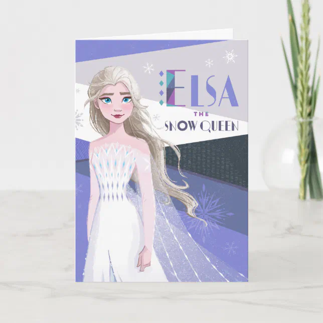 Frozen 2 | Elsa the Snow Queen Card | Zazzle