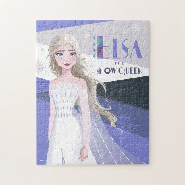 Frozen 2 | Elsa the Snow Queen Jigsaw Puzzle | Zazzle