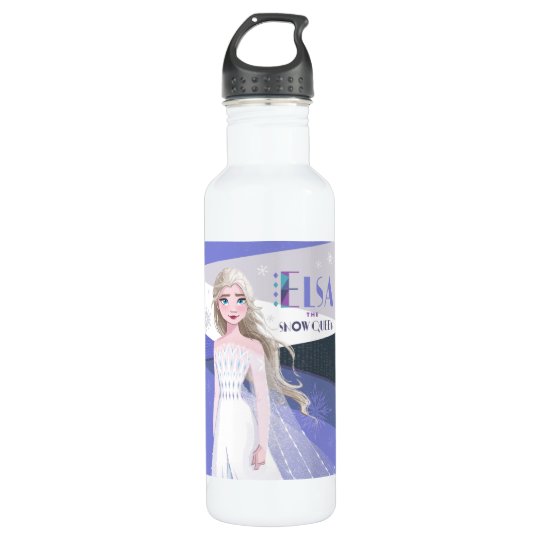 Frozen 2 | Elsa the Snow Queen Stainless Steel Water Bottle | Zazzle.com
