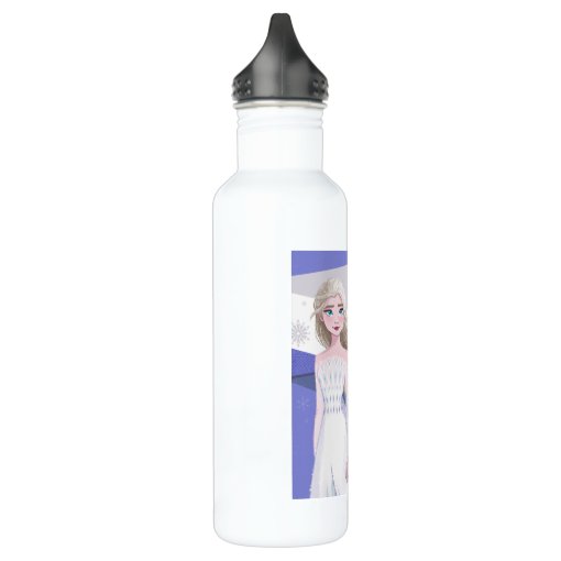 Frozen 2 | Elsa the Snow Queen Stainless Steel Water Bottle | Zazzle